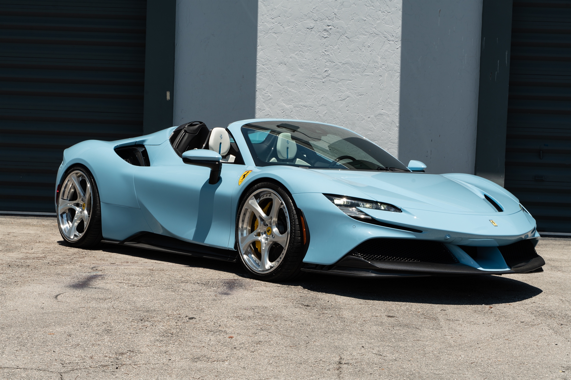 Ferrari SF90 | Azzurro La Platta | on ANRKY XR-305 | Polished Clear ...